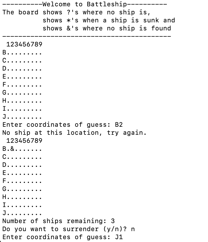 Screenshot Of Battleship Console Game C